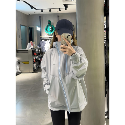 LDAB蓝色冲锋衣外套女2026春