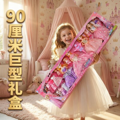 2026新款娃娃女孩大礼盒生日礼物