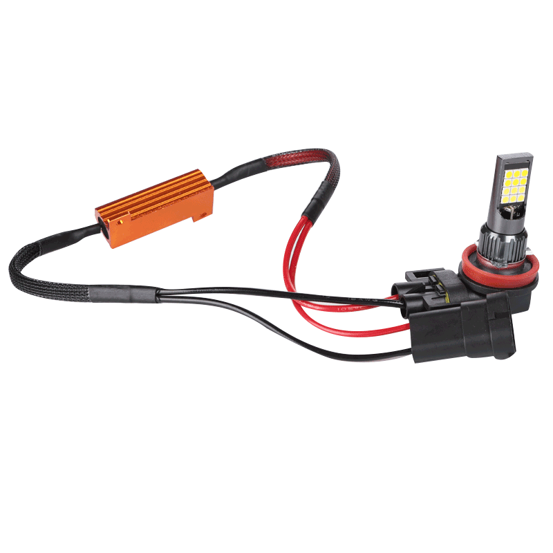 前雾灯h11解码线警报汽车led