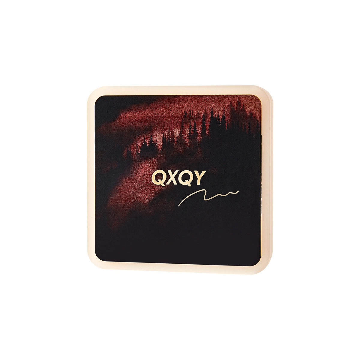 QXQY焕彩高光粉饼自然立体持久定妆不卡粉面部提亮修容一体高光粉