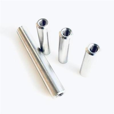 304不锈钢导柱直径5/6两端内螺纹M3 M4内牙光轴连接支撑杆圆柱销