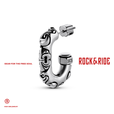 鸢尾之力耳饰勾勒自由轮廓