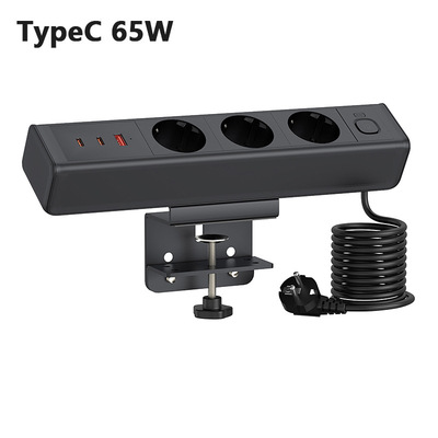 跨境65WUSB快充ce认证欧规插座过