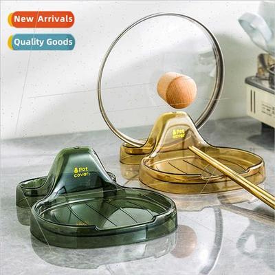 Shell lid rack kchen countertop spatula shelf floor multifun