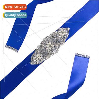 XW80 Bridal Waistband Handmade Belt High-grade luxury rhines