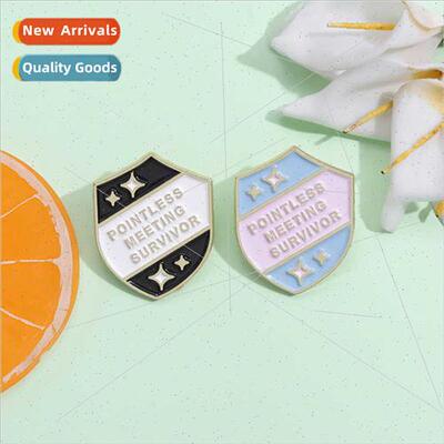 Creative new personaly letters badge cute English phrase met