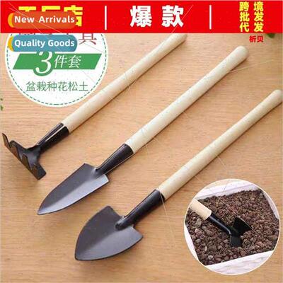 Gardening threePCS set spade rake succulent plant set multif