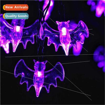 led bat modeling lights string Halloween bar prom horror dec