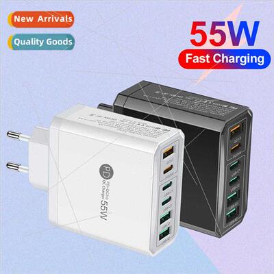 Quick Charge Phone Charger 3PD+3USB Travel Charger Charging