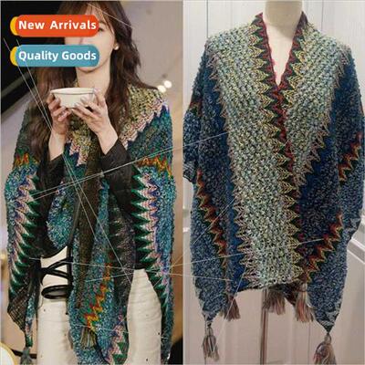 Autumn winter ethnic wind shawl Yunnan jiang travel decorati