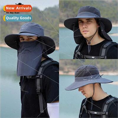 9216 Hat Men Summer Outdoor Fishing Sunscreen Face Shading F