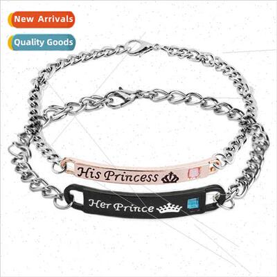 Europe Uned States fashion simple crown Her PrinceHis Prince
