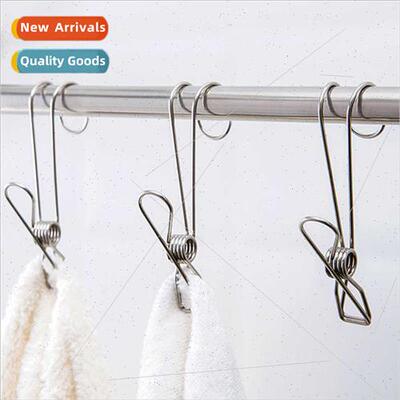 Stainless steel small clip hook wh hanging bathroom multifun