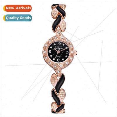 Fashion retro watches ins niche diamonds alloy bracelet watc