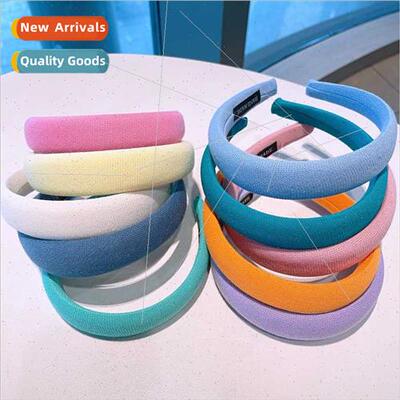 Korean hair accessories headdress macaron colorful wide thic