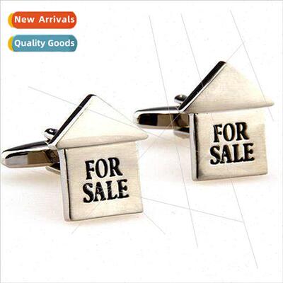 Silver House Hut Cufflinks 适用 Cufflinks Men Cufflinks Indu