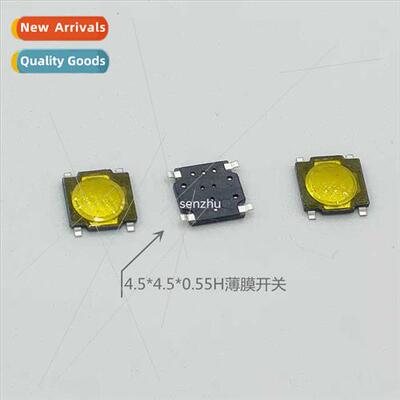Tactile swch 4.5*4.5*0.55H key swch 4 feet chip key swch mem