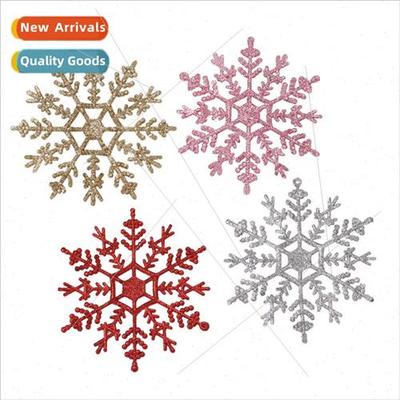 Christmas decorations 12cm plastic sprinkles snowflakes Chri