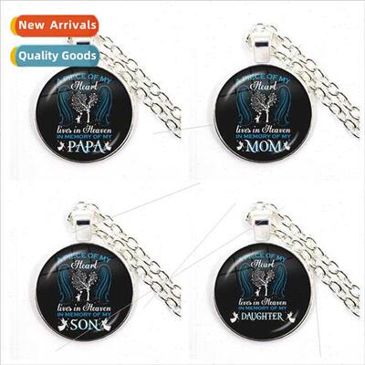 Tree fe Angel Wings Time Gemstone Pendant Top Chain Angel Wi