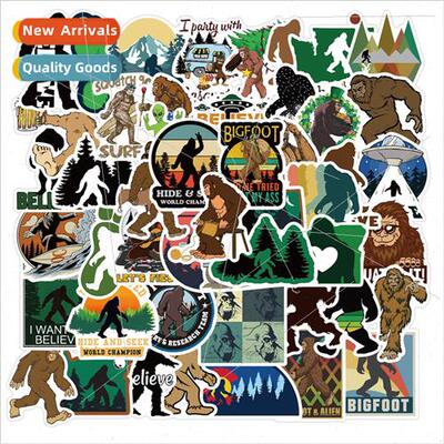 50 Outdoor Edion Sasquatch Graffi Stickers ggage Guar Waterp