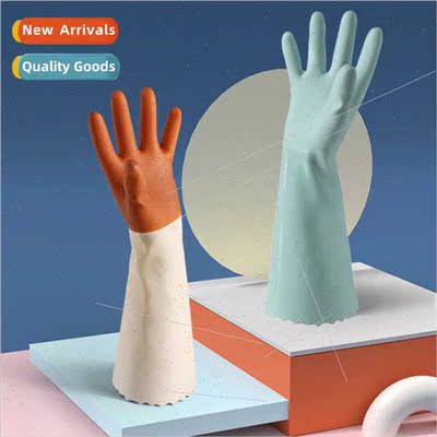Gloves dishwashing housework kchen durable rubber waterproof