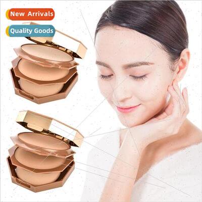 Natural Full Coverage 3 Layers Loose Face Powder Long Lastin