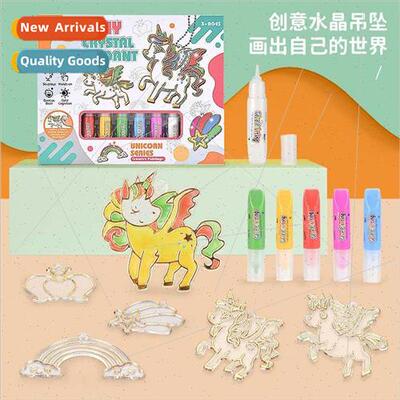 Children baking glue painting baking painting set handmade d