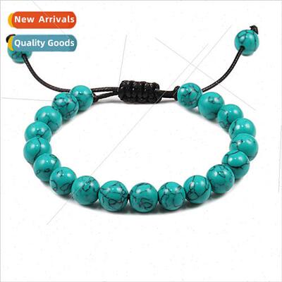Couple Set Yoga Bracelet Blue Turquoise HRope Exercise Woven