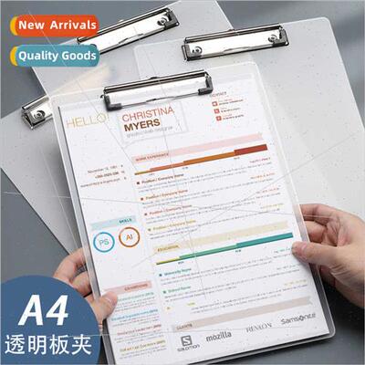 a4 file clipboard transparent board clip student wring pad o