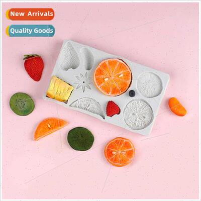 Baking Moulds Fru Slices Platter Creative Fru licone Moulds