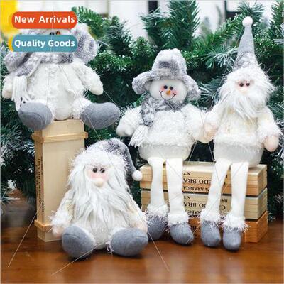 New Christmas doll sting ornament Christmas whe old man snow