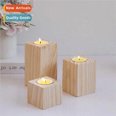 mple wooden candle holders modern candle holders rectangular