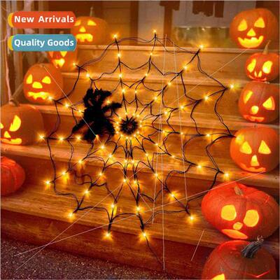 New LED Halloween spider pumpkin ghost festival props ambien