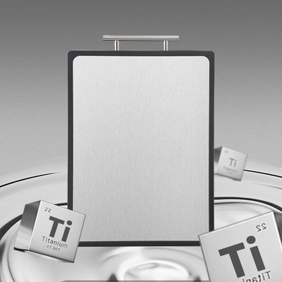 跨境纯钛菜板麦纤维砧板家用抑菌防霉双面粘板纯钛切菜板水果刀