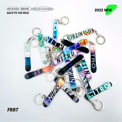 Nitro钥匙扣Mini滑雪板个性挂件