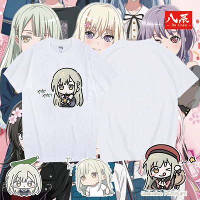 BanG Dream! Ave Mujica动漫周边短袖t恤若叶睦联名体袖男女衣服