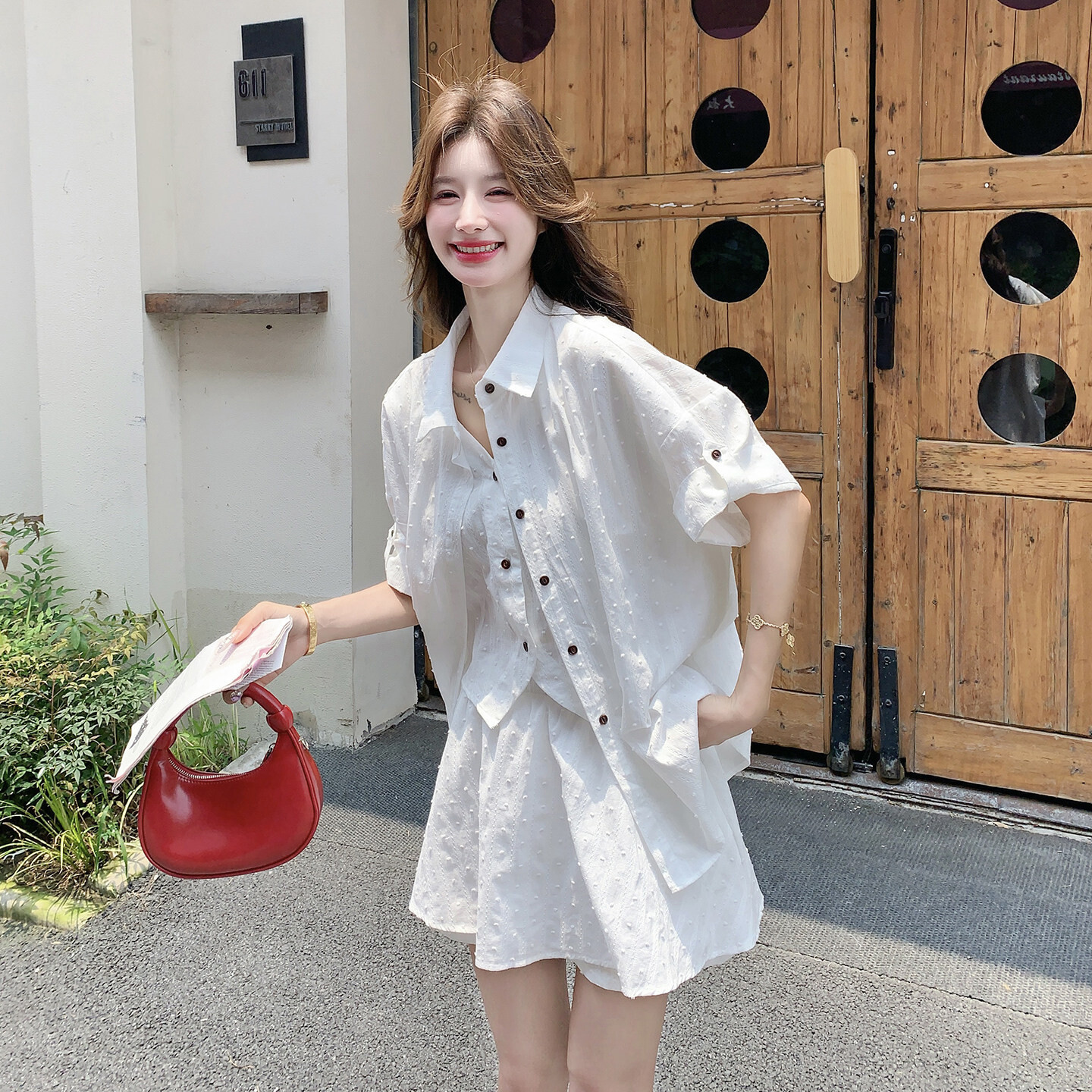 女装/女士精品套装/学生校服/工作制服其它制服/套装2026年夏季
