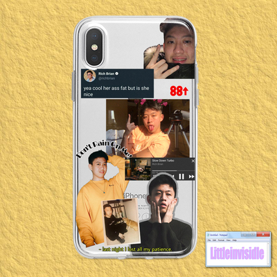 Rich Brian七哥88rising手机壳适用于iphone15PROMAX苹果1234miniXSRE678PLUS华为p50荣耀50小米14nova13安卓