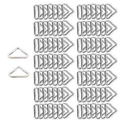 100Pcs 3.8cm Metal Triangular Rings Buckles for Trampoline