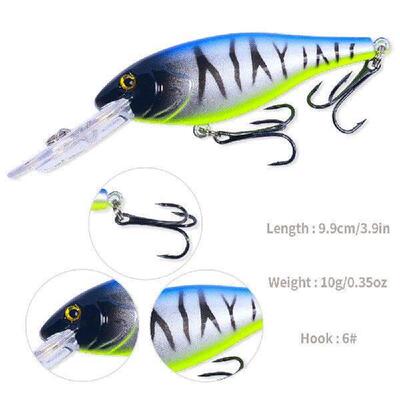 Floating Mino Luya Fish Bait 9.9cm 10g Bronzing Fake Bait