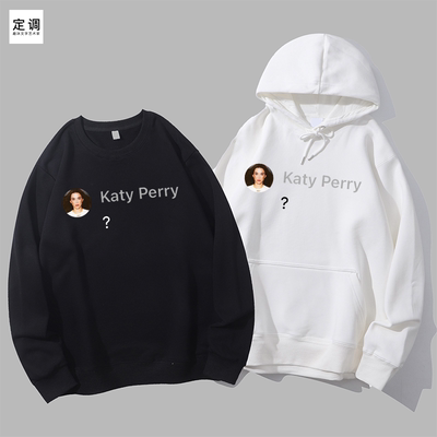 问号katy perry演唱会抽象凯蒂佩里水果姐有趣搞笑圆领卫衣帽衫