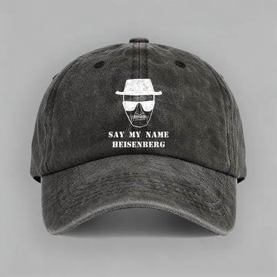 say my name Heisenberg 绝命毒师美剧老白海森堡棒球帽鸭舌帽子