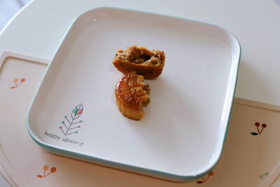 Taste of time北欧风10寸陶瓷幸运绿正方盘甜品盘托盘浮雕树叶盘