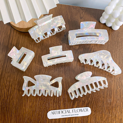 Colorful Mermaid Ji Acetic Acid Grab Clip Simple Hair Access