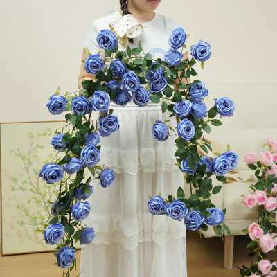 仿真莫奈造景玫瑰花藤月季藤蔓
