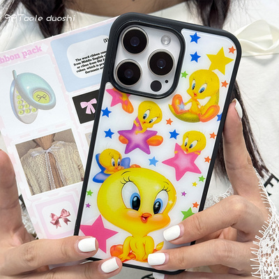 可爱卡通趣味星星崔弟鸟手机壳