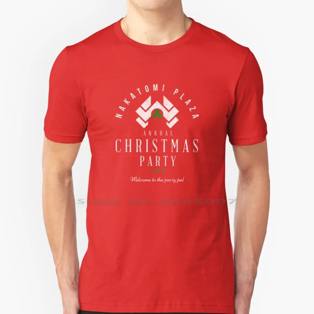 Nakatomi Plaza Annual Christmas Party 1988 100% Cotton T Shi
