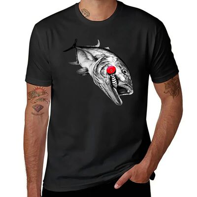 Giant Trevally with popper T-Shirt anime boys whites hippie