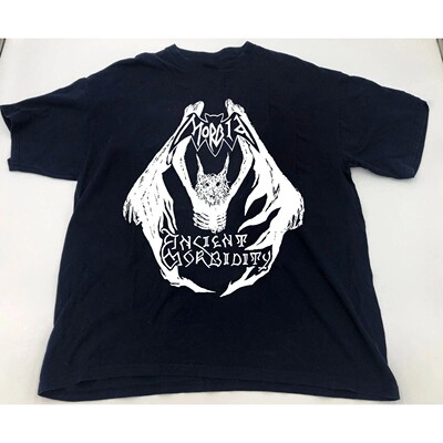 Morbid BAND album T-shirt Black Short sleeve Graphic Short S