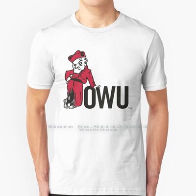 Ohio Wesleyan Battling Bishops 100% Cotton T Shirt Ohio Wesl